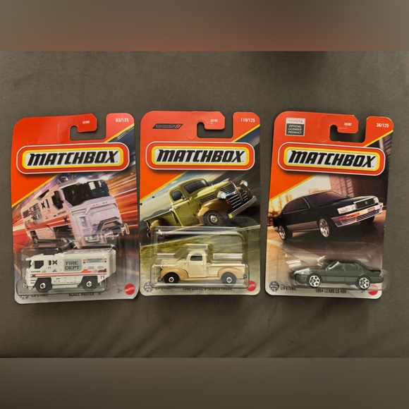 MATCHBOX | Toys | Matchbox Toy Car Set White Gold Black | Poshmark